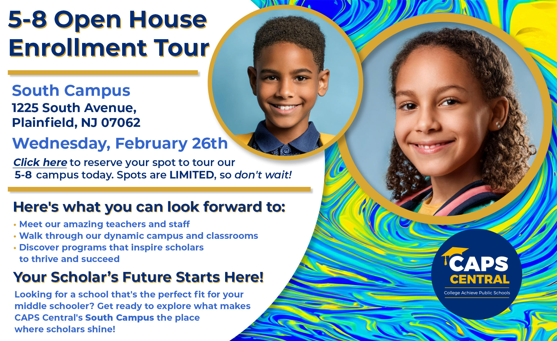 South Campus Open House – College Achieve Central Charter School